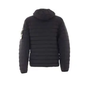 Stone Island Seamless Tunnel Nylon Logo Down Jacket