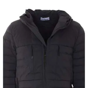 Stone Island Seamless Tunnel Nylon Logo Down Jacket