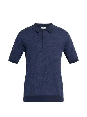Etro Paisley Button-up Polo