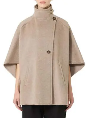 Max Mara Lightweight Cashmere Drap Cape
