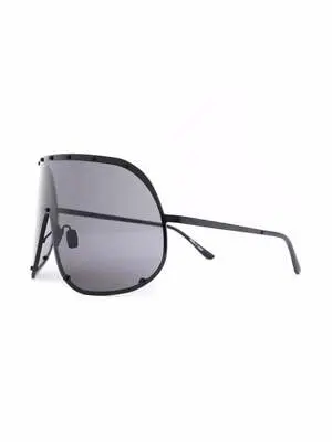 Rick Owens Oversized Pilot Sunglasses - Black