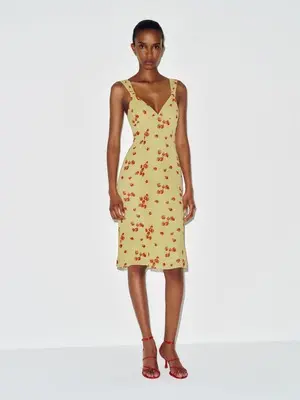 REFORMATION Macie Midi Dress - Green
