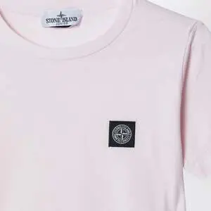 Stone Island T-shirt With Compass Logo Patch