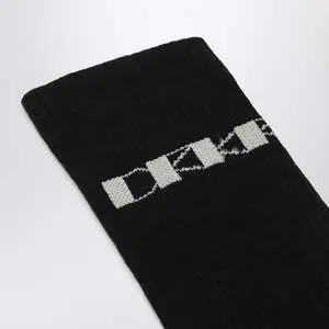 Rick Owens Cotton Socks With Logo