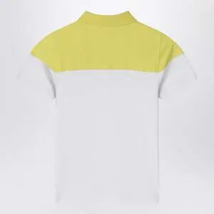 K-WAY White/green Acacia Cotton Polo