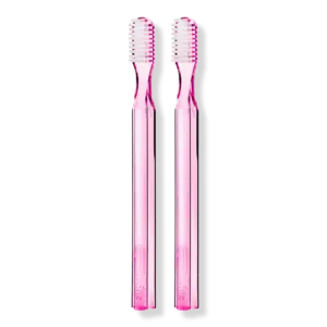 SUPERSMILE New Generation 45° Patented Long Toothbrush Set - Pink