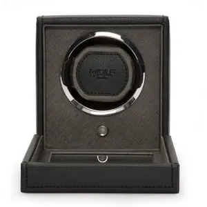 Wolf Cub Single Watch Winder With Cover