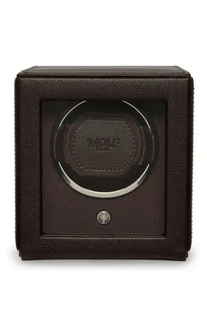 Wolf Cub Single Watch Winder - Brown