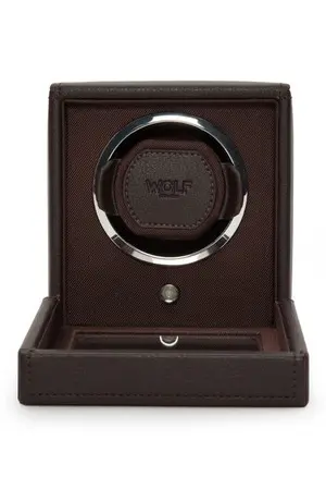 Wolf Cub Single Watch Winder - Brown