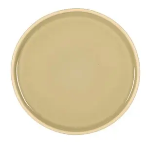 GIBSON ELITE Port Gaia Dinner Platesreactive Glaze Dish Set - Olive
