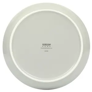 GIBSON HOME Summer Shades Porcelain Dinnerware Set - Grey
