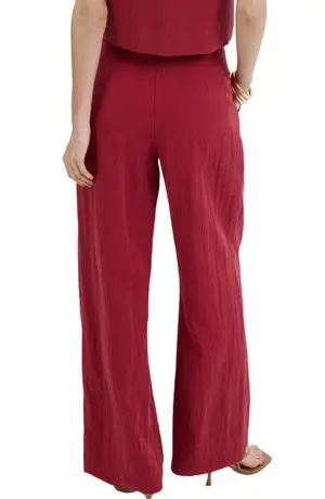 Mango Tailored Wide-leg Pleated Pants