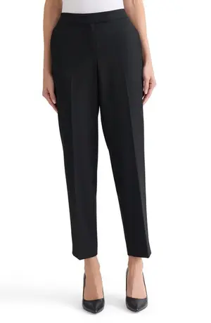 KASPER Claire Straight Leg Pants - Black