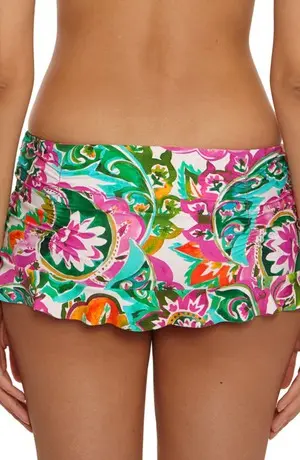 BECCA By Rebecca Virtue La Vie Skirted Bikini Bottoms