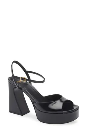 Fendi Arco Platform Sandal - Nero
