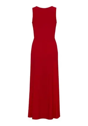 LASCANA Ruched Bodice Maxi Dress