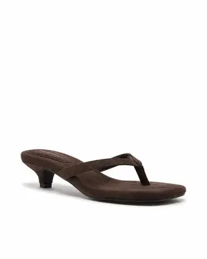 Women's Toe Thong Heeled Sandals