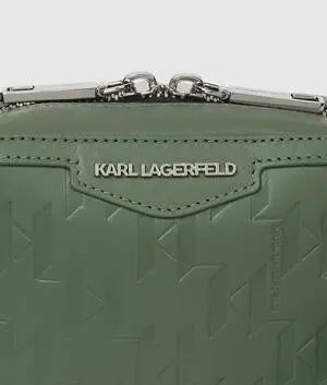 Karl Lagerfeld K/loom Leather Crossbody Bag