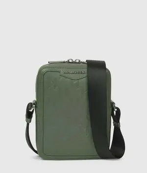 Karl Lagerfeld K/loom Leather Crossbody Bag - Thyme