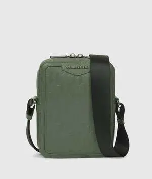 Karl Lagerfeld K/loom Leather Crossbody Bag - Thyme