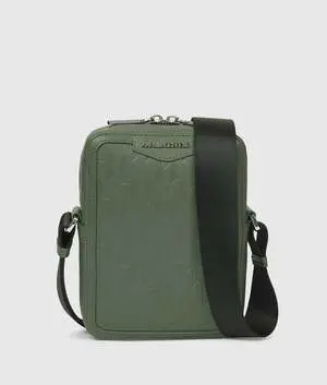 Karl Lagerfeld K/loom Leather Crossbody Bag - Thyme