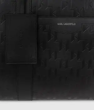 Karl Lagerfeld K/loom Leather Weekender Bag