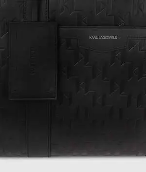 Karl Lagerfeld K/loom Leather Weekender Bag