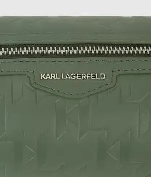 Karl Lagerfeld K/loom Leather Mini Barrel Bag