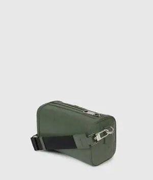 Karl Lagerfeld K/loom Leather Mini Barrel Bag - Thyme