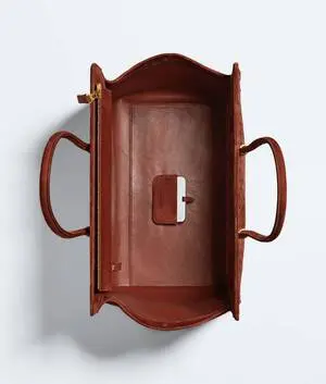 Bottega Veneta Barbara Tote - Rust