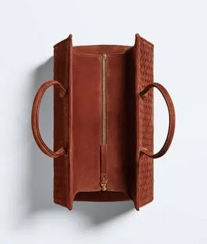 Bottega Veneta Barbara Tote - Rust