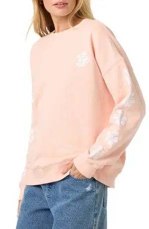 O'Neill Mini Hibis Hawaii Oversized Graphic Sweatshirt