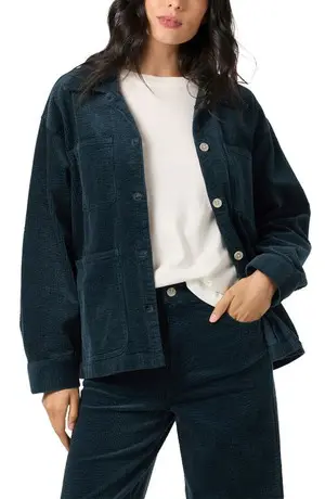 O'Neill Langford Corduroy Shacket - Slate