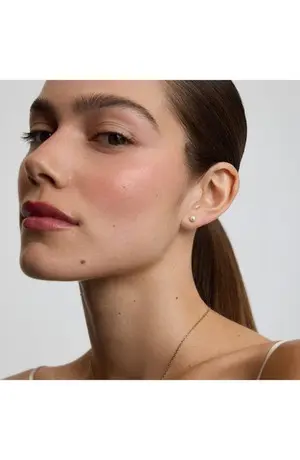 D.LOUISE Mini Faux Pearl Stud Earrings