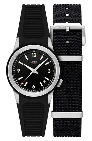 AVI-8 X Worn & Wound Creative Services Crvt 3775a Night Shadow Automatic Watch