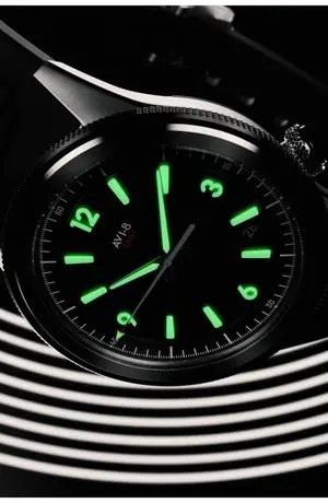 AVI-8 X Worn & Wound Creative Services Crvt 3775a Night Shadow Automatic Watch