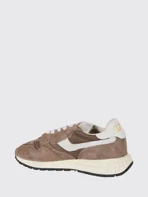 AUTRY Reelwind Nylon And Suede Sneakers With Serrated Sole - Earth