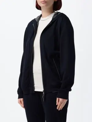 Brunello Cucinelli Cotton Zip-up Hoodie With Monili Embellishment