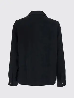 Amiri Long-sleeve Polyester Shirt With Cuban Collar And Flap Pockets