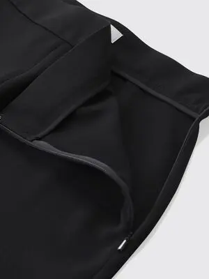 Max Mara High-waisted Wide-leg Crêpe Palazzo Trousers - Black