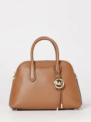 Michael Kors Freddie Mini Handbag With Mk Monogram - Brown