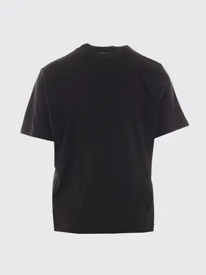 Amiri Drop Shoulder Crewneck T-shirt In Cotton And Modal Blend - Black