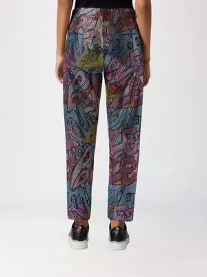 Philipp Plein High-waisted Straight Jeans In Denim With Embroidery And Rhinestones