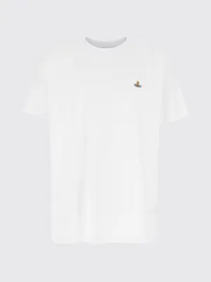 VIVIENNE WESTWOOD Cotton Crewneck T-shirt With Iconic Orb Logo