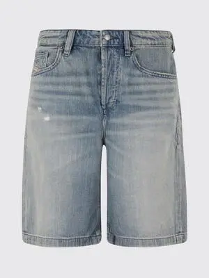 DIESEL® De-sire 5-pocket Knee-length Denim Shorts With Mid-rise Waist