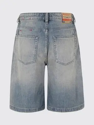 DIESEL® De-sire 5-pocket Knee-length Denim Shorts With Mid-rise Waist