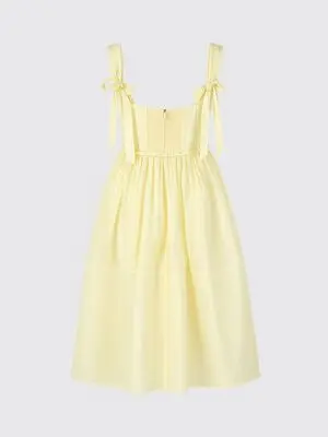 Zimmermann Off-the-shoulder Linen And Silk Bustier Midi Dress