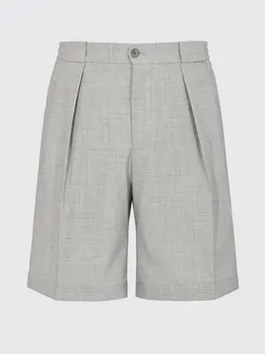 BRIGLIA 1949 Tailored Knee-length Bermuda Shorts In A Wool Blend With Slash Pockets - Pearl
