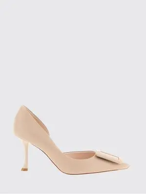 ROGER VIVIER Viv" In The City Leather High Stiletto Heel Pumps - Pink