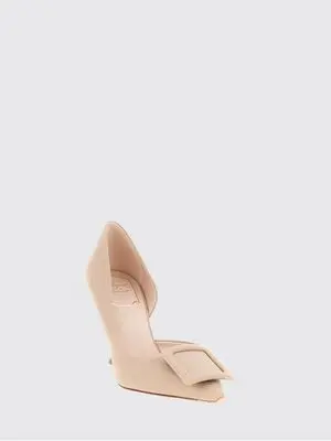 ROGER VIVIER Viv" In The City Leather High Stiletto Heel Pumps - Pink